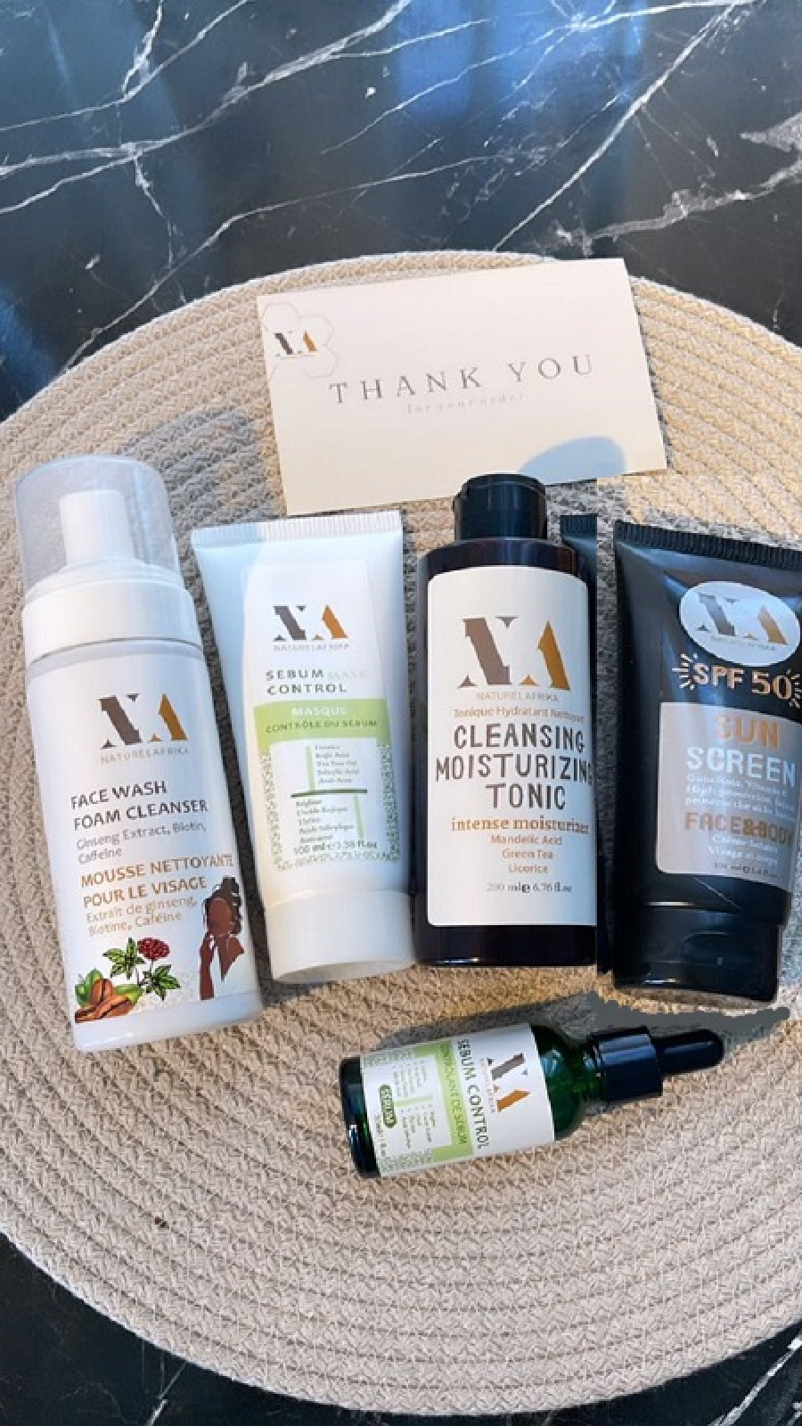 ACNE GLOW KIT / Face Wash Foam + Cleansing Toner + Sebum Control ...